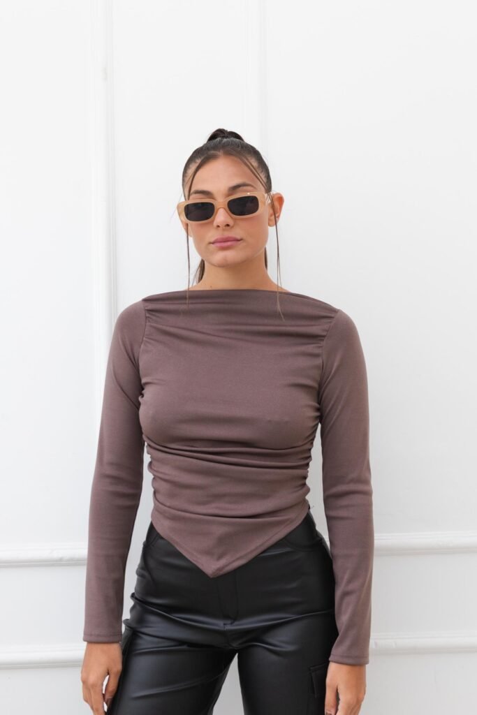 MANGA LARGA EMMITA RIB TENSE – Gloss ba