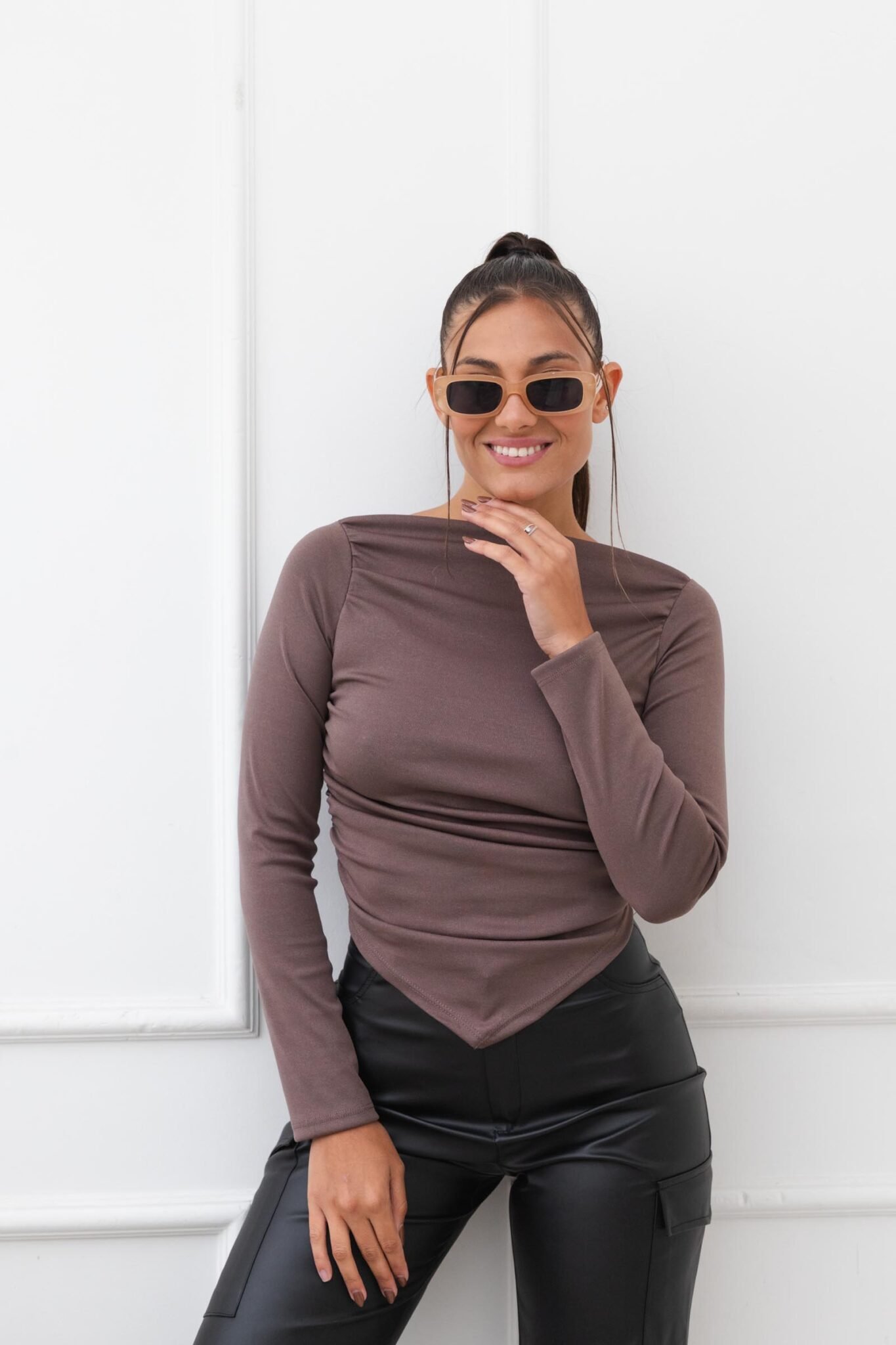 MANGA LARGA EMMITA RIB TENSE – Gloss ba